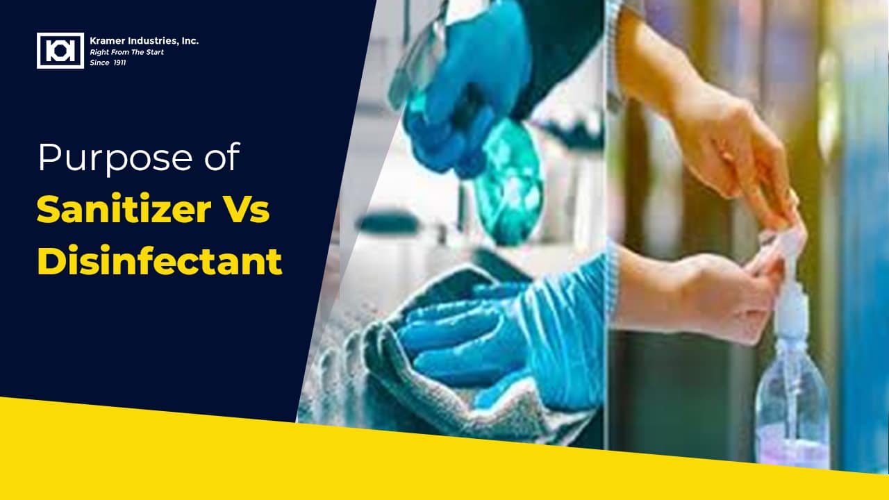 Sanitizer vs Disinfectant | Kramer Industries Inc. NJ, NH